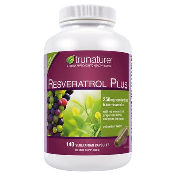 trunature Resveratrol Plus 250mg - 140 Vegetarian Capsules – ACE 2 GLOBAL